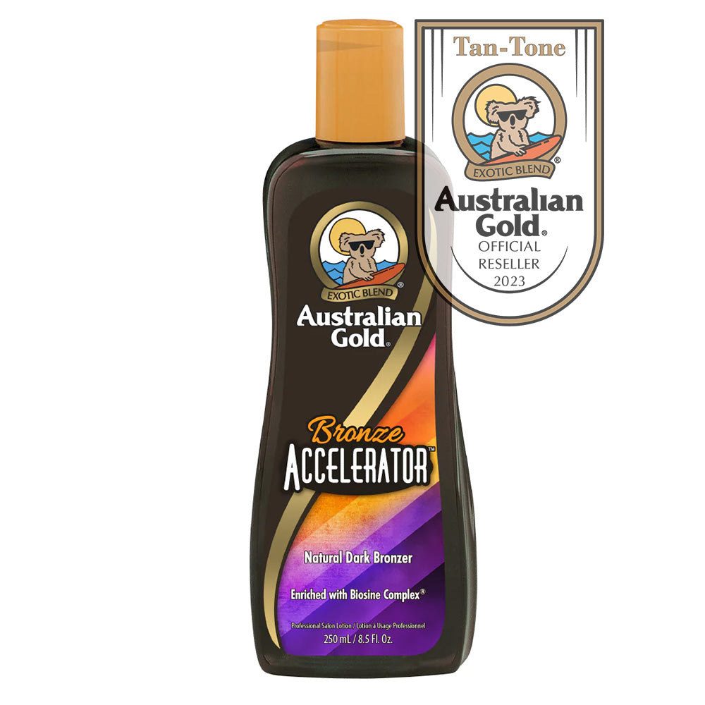 Australian Gold Bronze Accelerator Sunbed Lotion 250ml – Tan-Tone